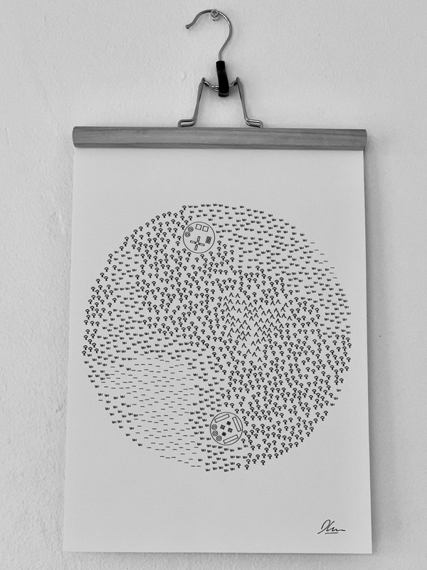 Ekistics: An Exhibition of Utopian Pen Plotter Art